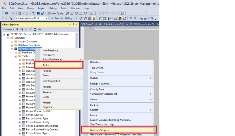 How to Generate Scripts In SQL Server – MlakarTechTalk